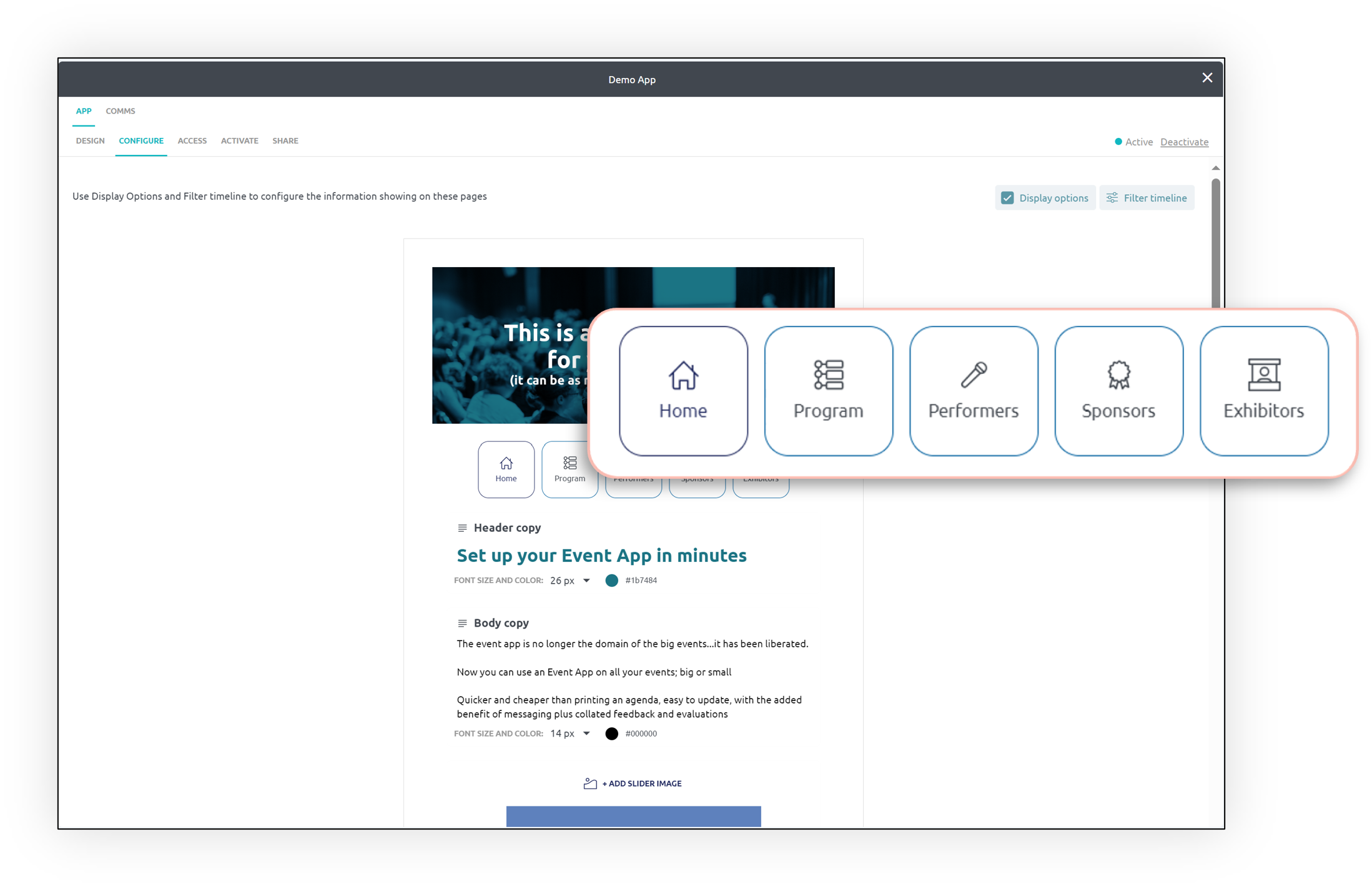 Building your Event App in Joi